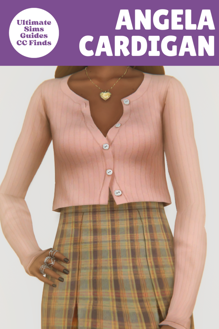 The Cutest Sims 4 CC Cardigans Your Sims Need to Wear