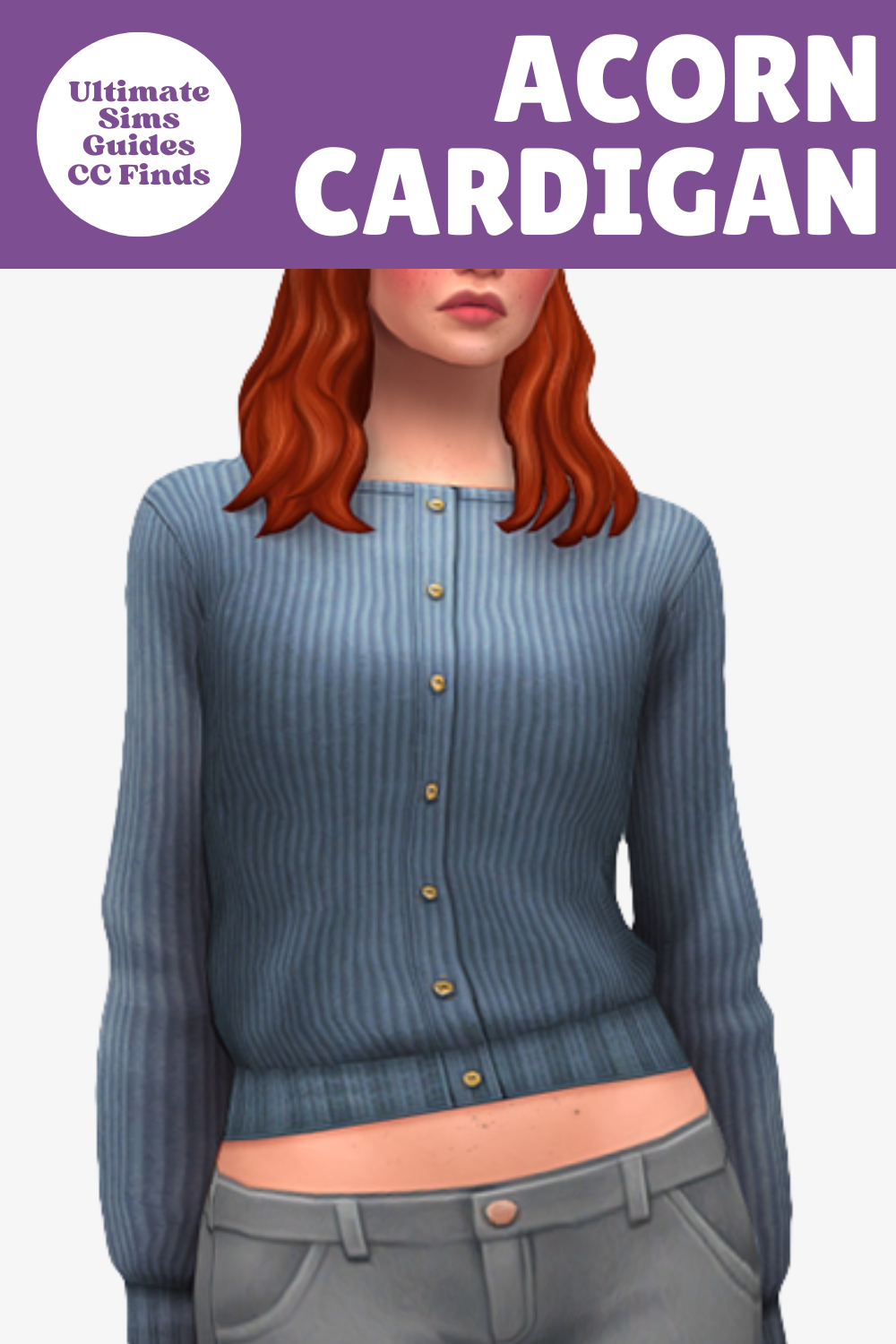 The Cutest Sims 4 CC Cardigans Your Sims Need to Wear