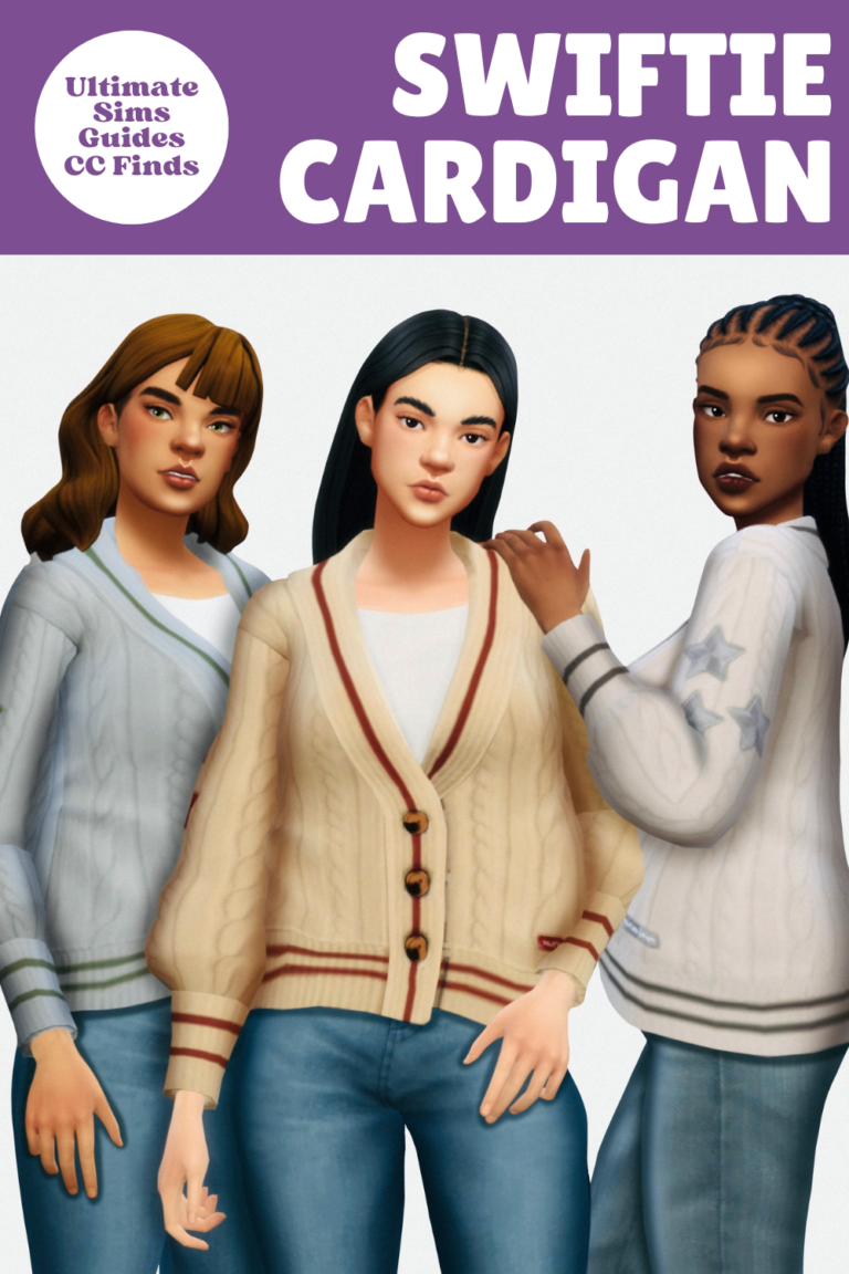 The Cutest Sims 4 CC Cardigans Your Sims Need to Wear