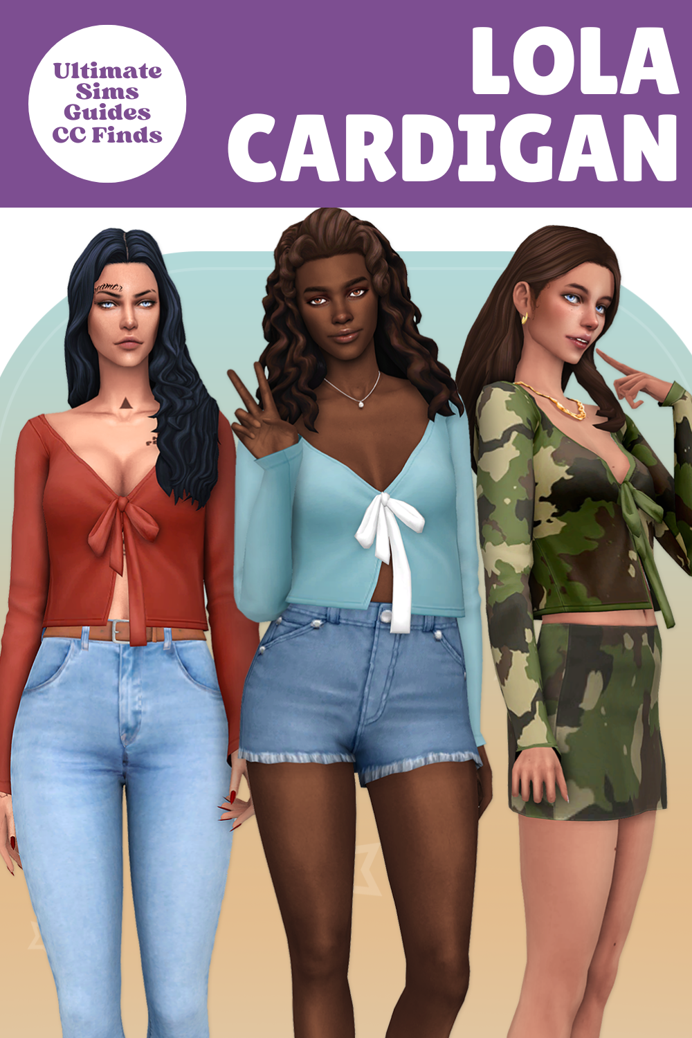The Cutest Sims 4 CC Cardigans Your Sims Need to Wear