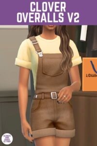 Adorable Sims 4 CC Overalls For Your Mods Folder