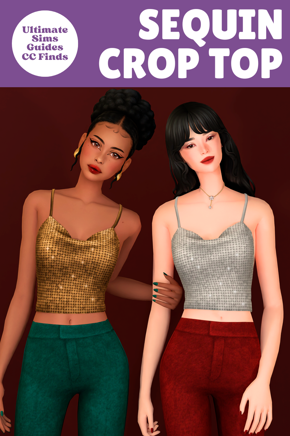 Super Cute Sims 4 CC Crop Tops For a Perfect Outfit