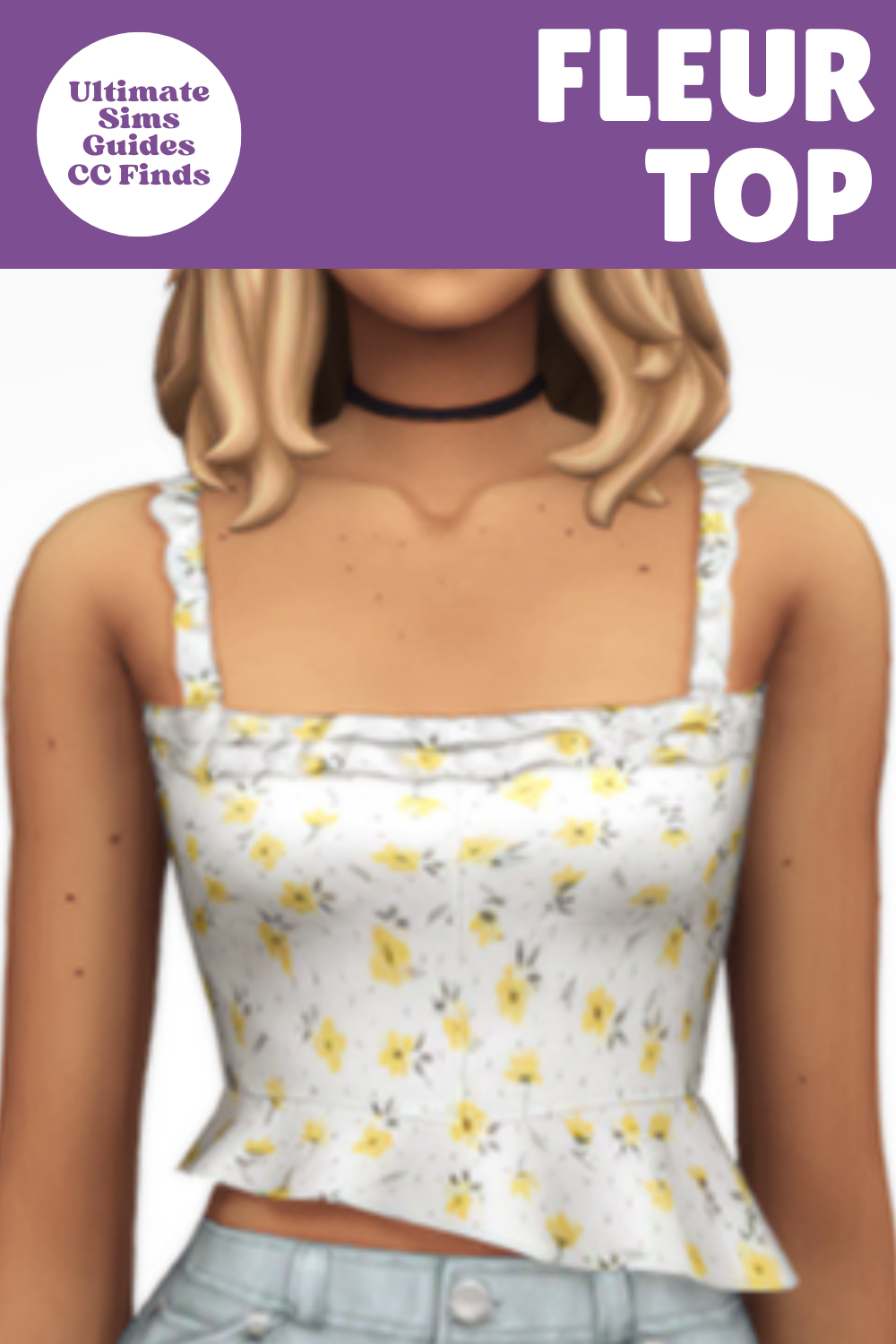 Super Cute Sims 4 CC Crop Tops For a Perfect Outfit