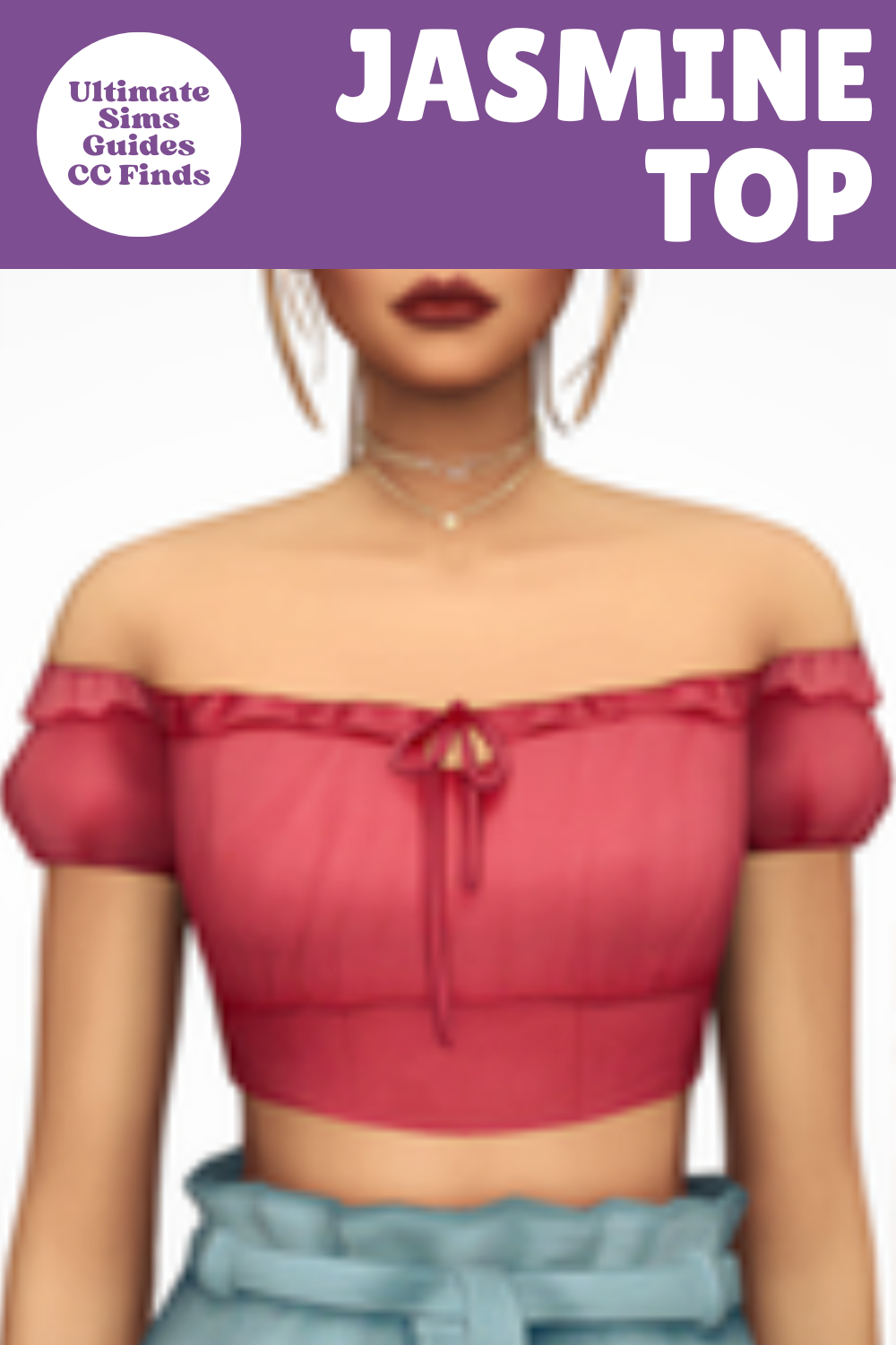 Super Cute Sims 4 CC Crop Tops For a Perfect Outfit