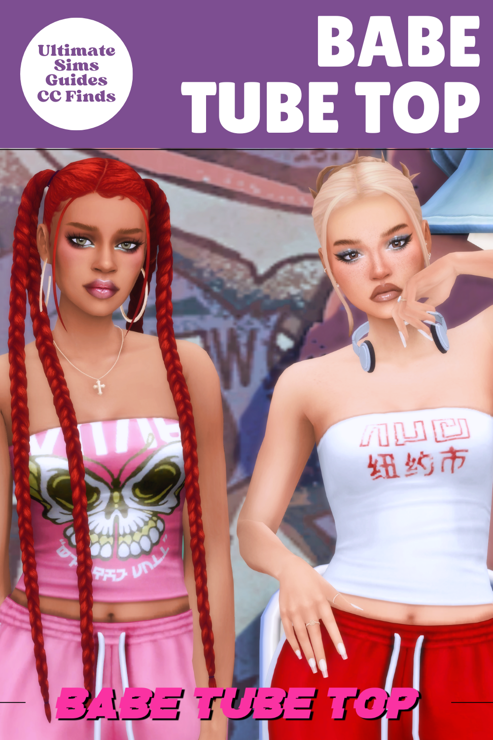 Super Cute Sims 4 CC Crop Tops For a Perfect Outfit