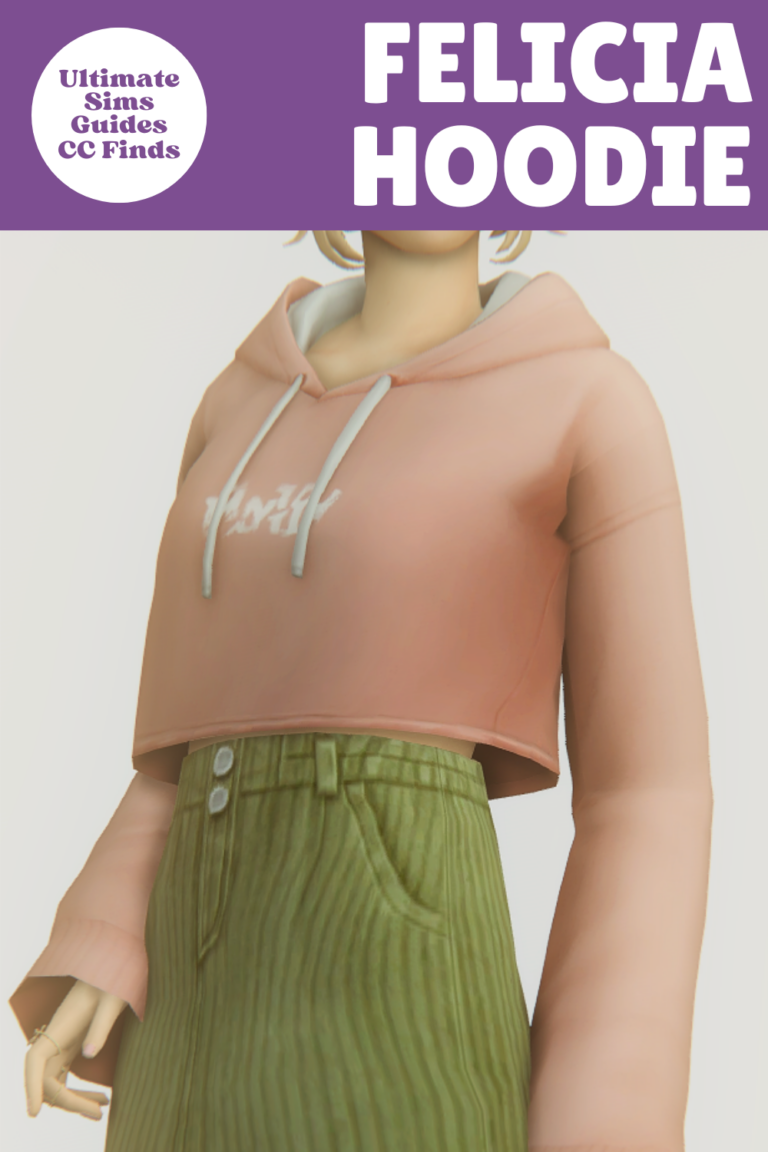 Super Cute Sims 4 CC Crop Tops For a Perfect Outfit