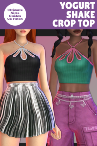 Super Cute Sims 4 CC Crop Tops For a Perfect Outfit