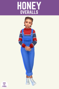 Adorable Sims 4 CC Overalls For Your Mods Folder