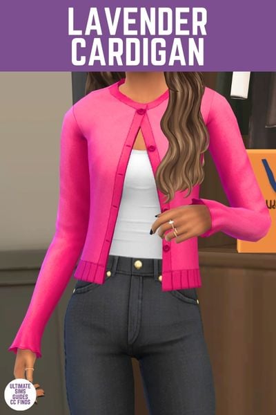 The Cutest Sims 4 CC Cardigans Your Sims Need to Wear