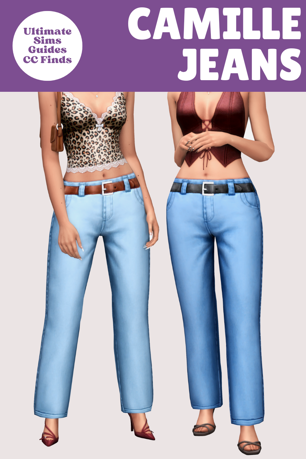 Must-Have Sims 4 CC Jeans For Your Mods Folder – Ultimate Sims Guides