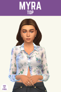 Super Cute Sims 4 CC Crop Tops For a Perfect Outfit