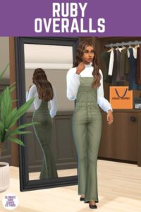 Adorable Sims 4 CC Overalls For Your Mods Folder