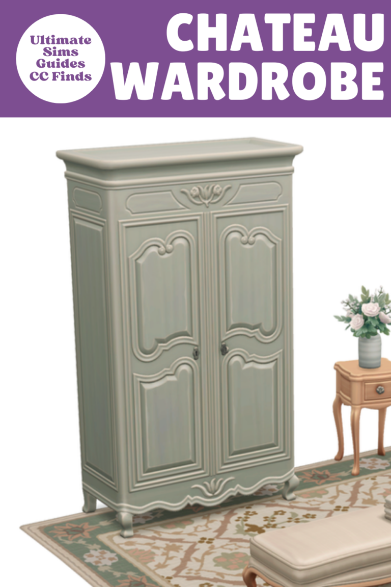 The Best Sims 4 CC Dressers & Wardrobes You Need - Ultimate Sims Guides