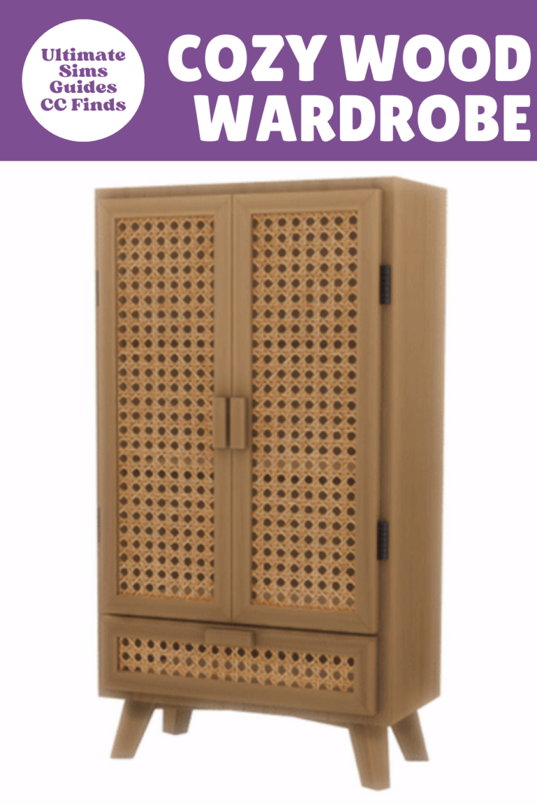 The Best Sims 4 CC Dressers & Wardrobes You Need - Ultimate Sims Guides