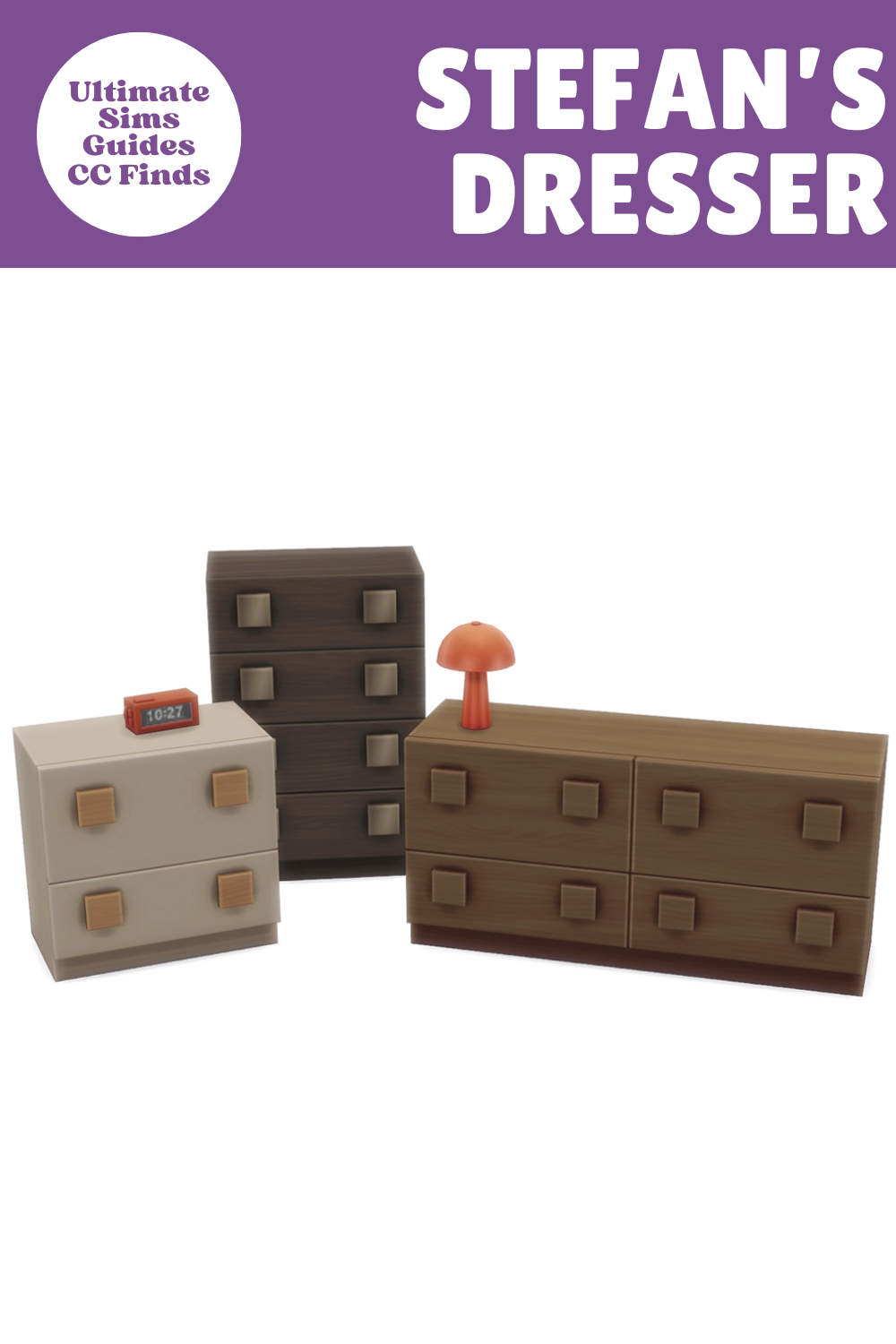 The Best Sims 4 CC Dressers & Wardrobes You Need - Ultimate Sims Guides