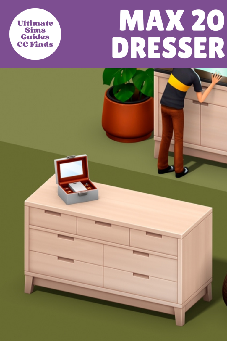 The Best Sims 4 CC Dressers & Wardrobes You Need - Ultimate Sims Guides
