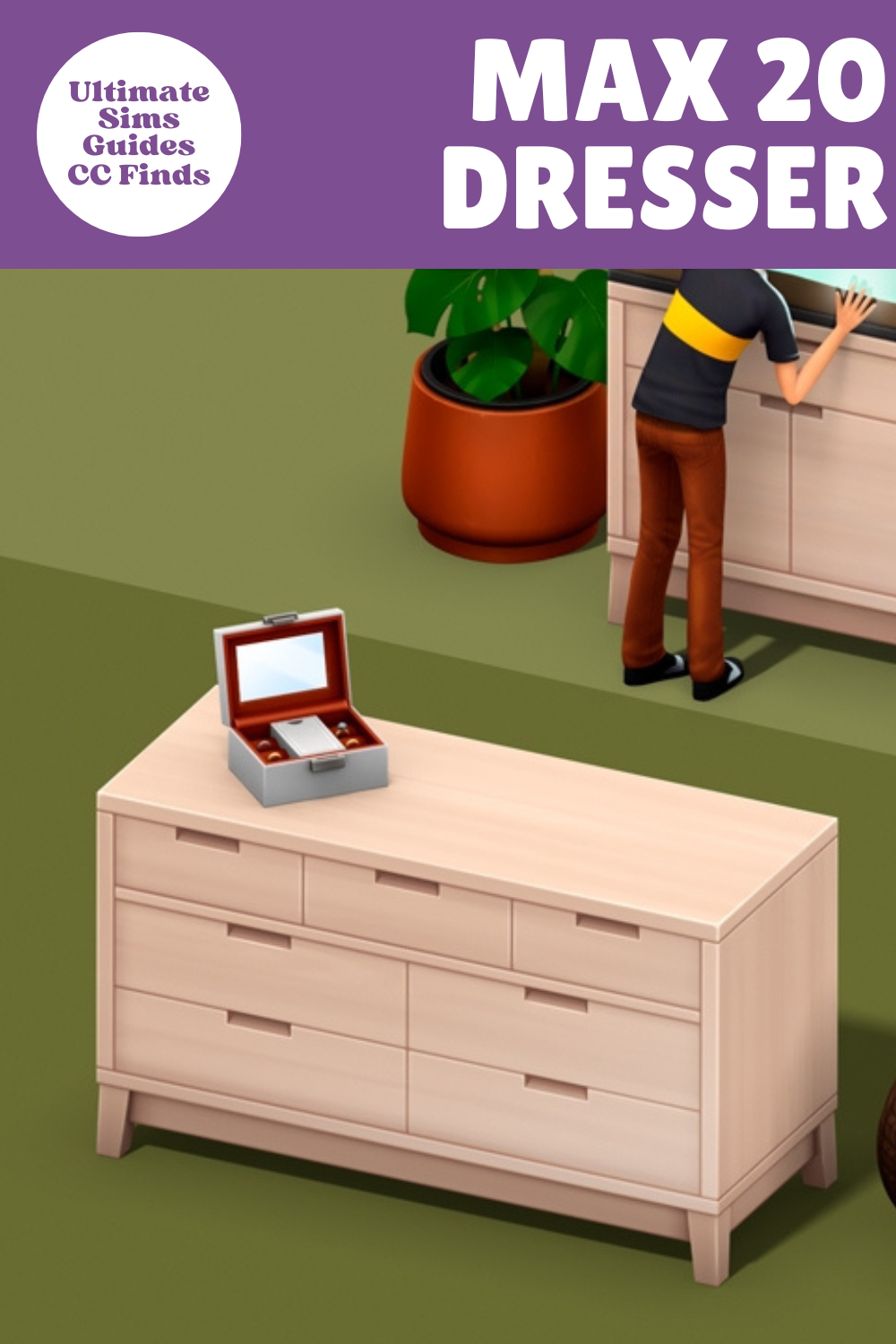 The Best Sims 4 CC Dressers & Wardrobes You Need - Ultimate Sims Guides