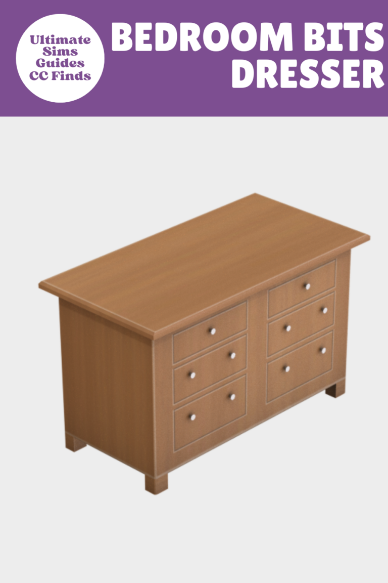 The Best Sims 4 CC Dressers & Wardrobes You Need - Ultimate Sims Guides