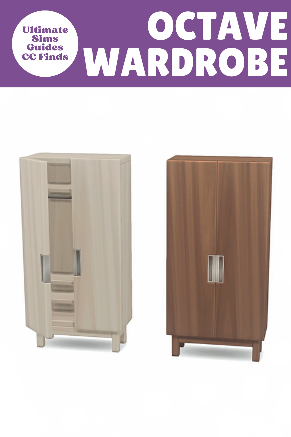 The Best Sims 4 CC Dressers & Wardrobes You Need - Ultimate Sims Guides