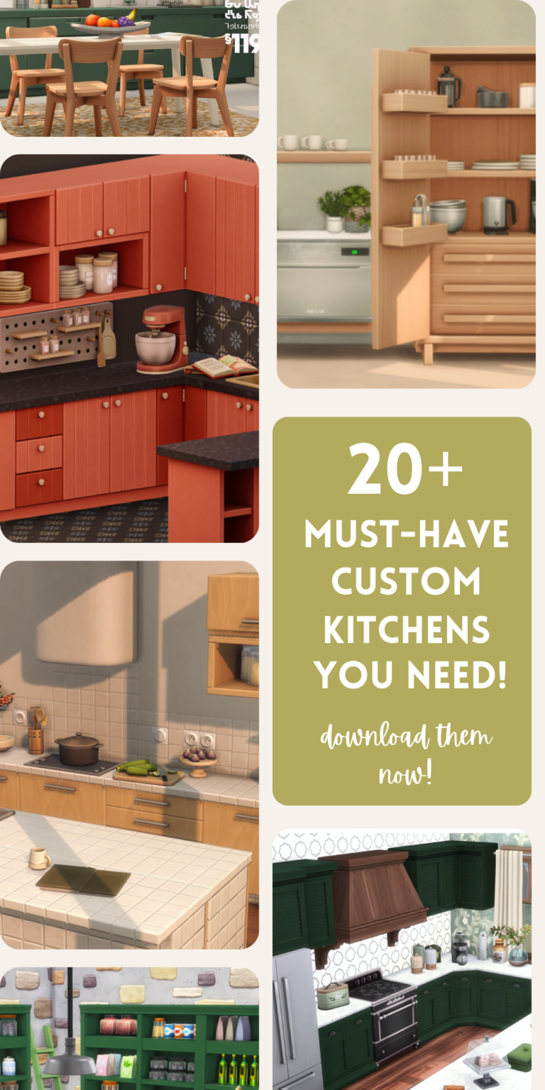 My Favourite Sims 4 Kitchen CC You Need in Your Game – Ultimate Sims Guides