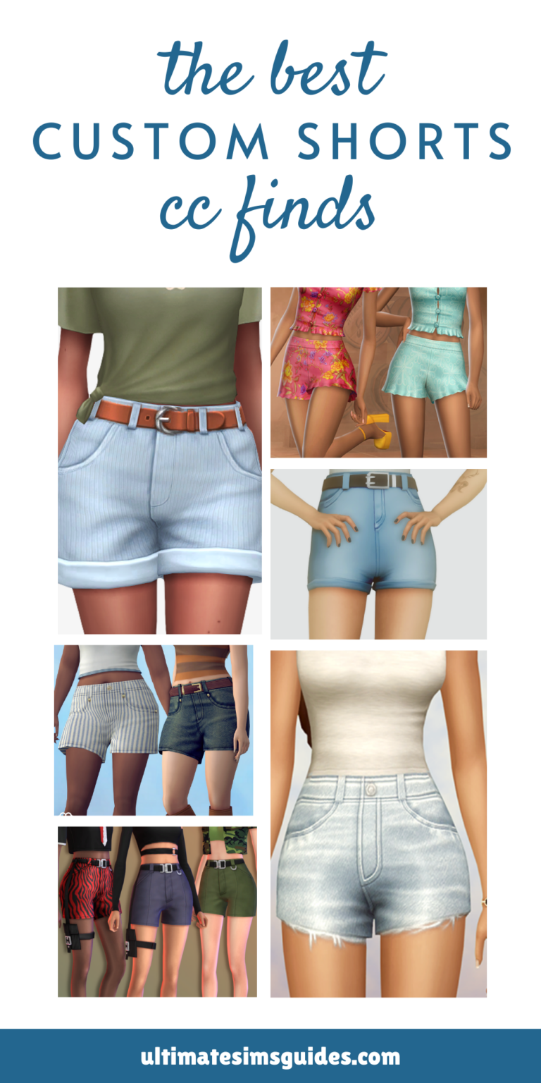 The Cutest Sims 4 CC Shorts For Your Mods Folder – Ultimate Sims Guides