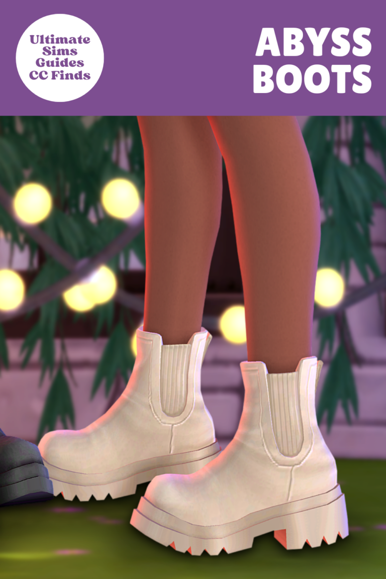 My Favourite Sims 4 CC Boots That You Need to Check Out - Ultimate Sims ...