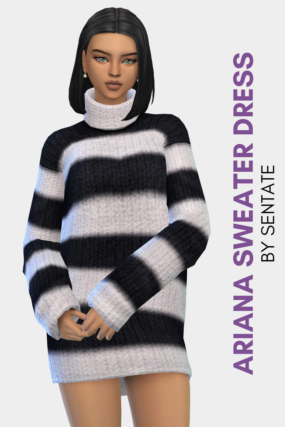 You Need These Beautiful Sims 4 CC Sweater Dresses - Ultimate Sims Guides