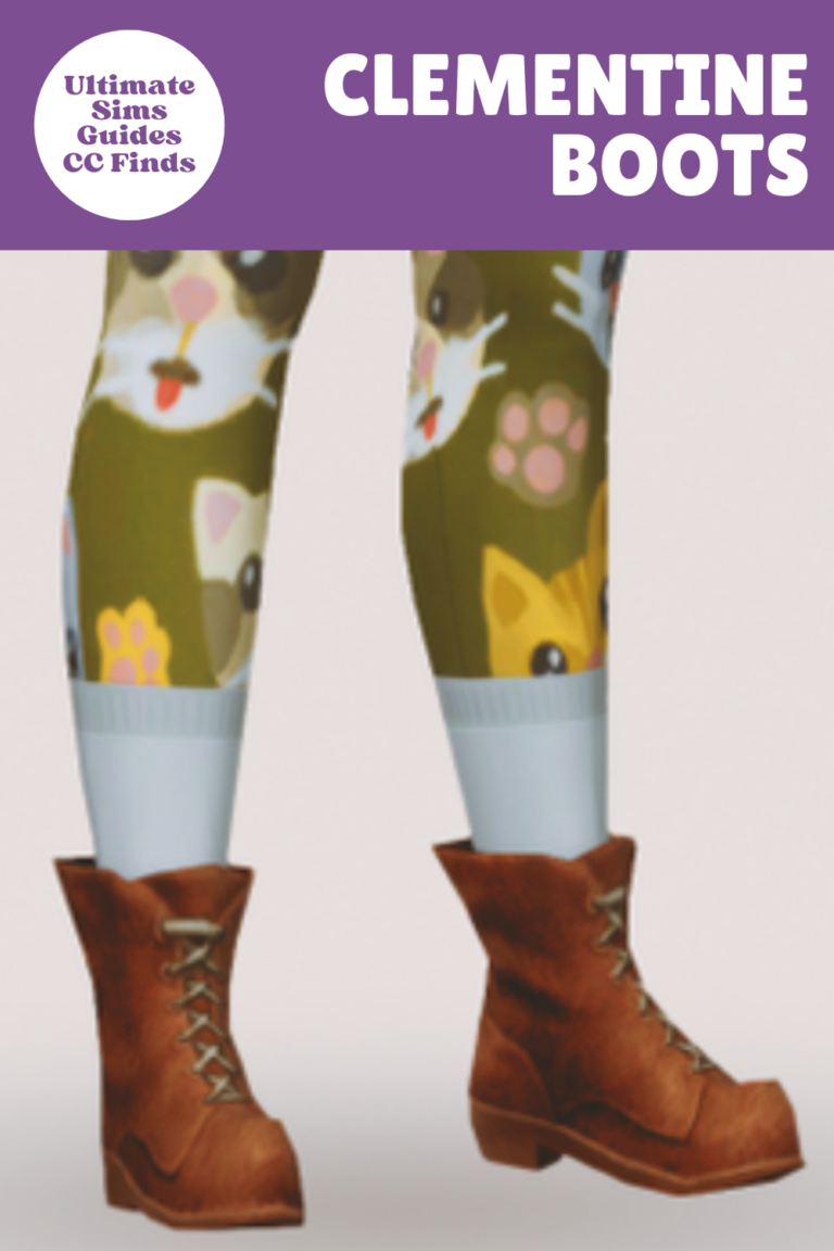 My Favourite Sims 4 CC Boots That You Need to Check Out - Ultimate Sims ...