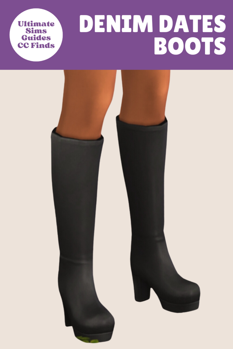 My Favourite Sims 4 CC Boots That You Need to Check Out - Ultimate Sims ...