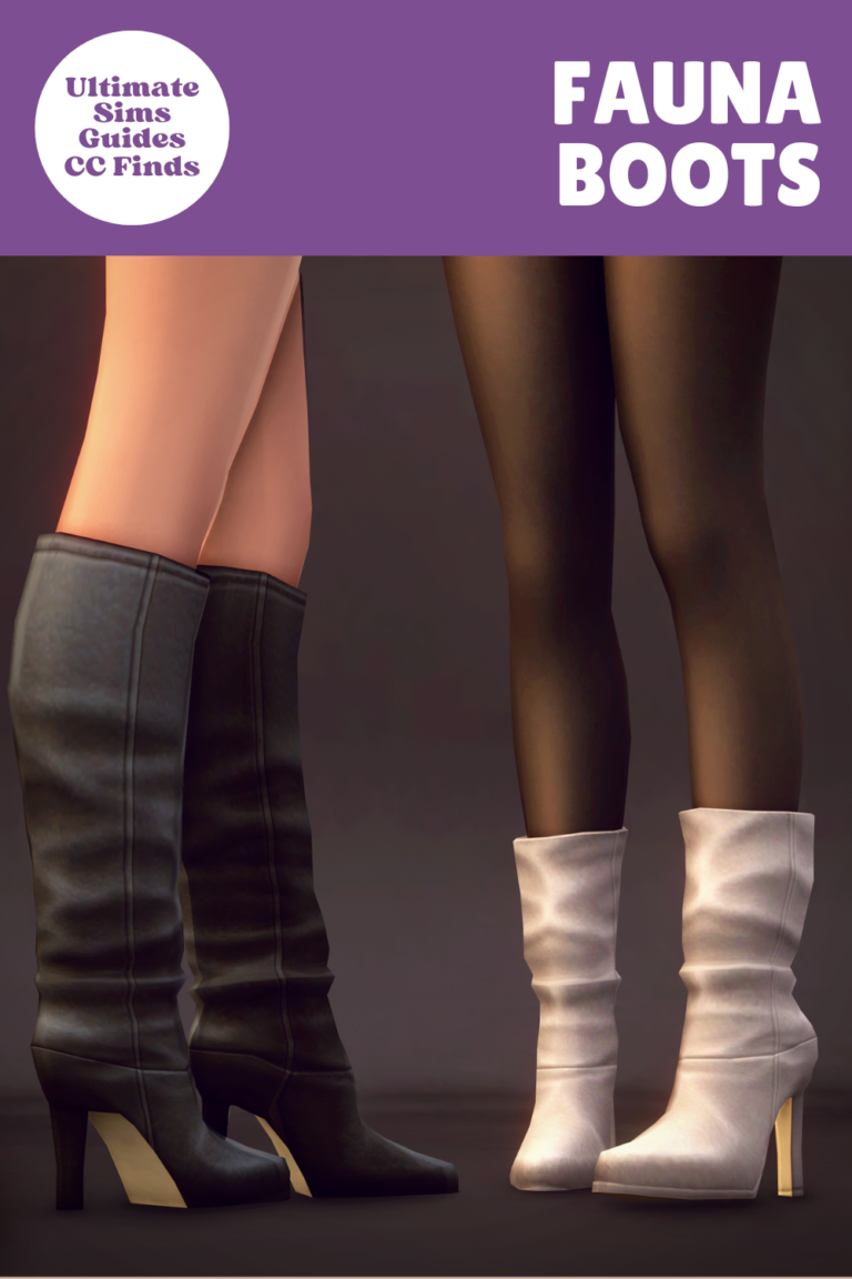 My Favourite Sims 4 CC Boots That You Need to Check Out - Ultimate Sims ...