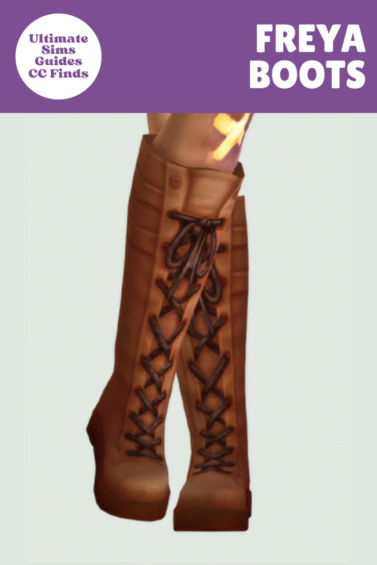 My Favourite Sims 4 CC Boots That You Need to Check Out - Ultimate Sims ...