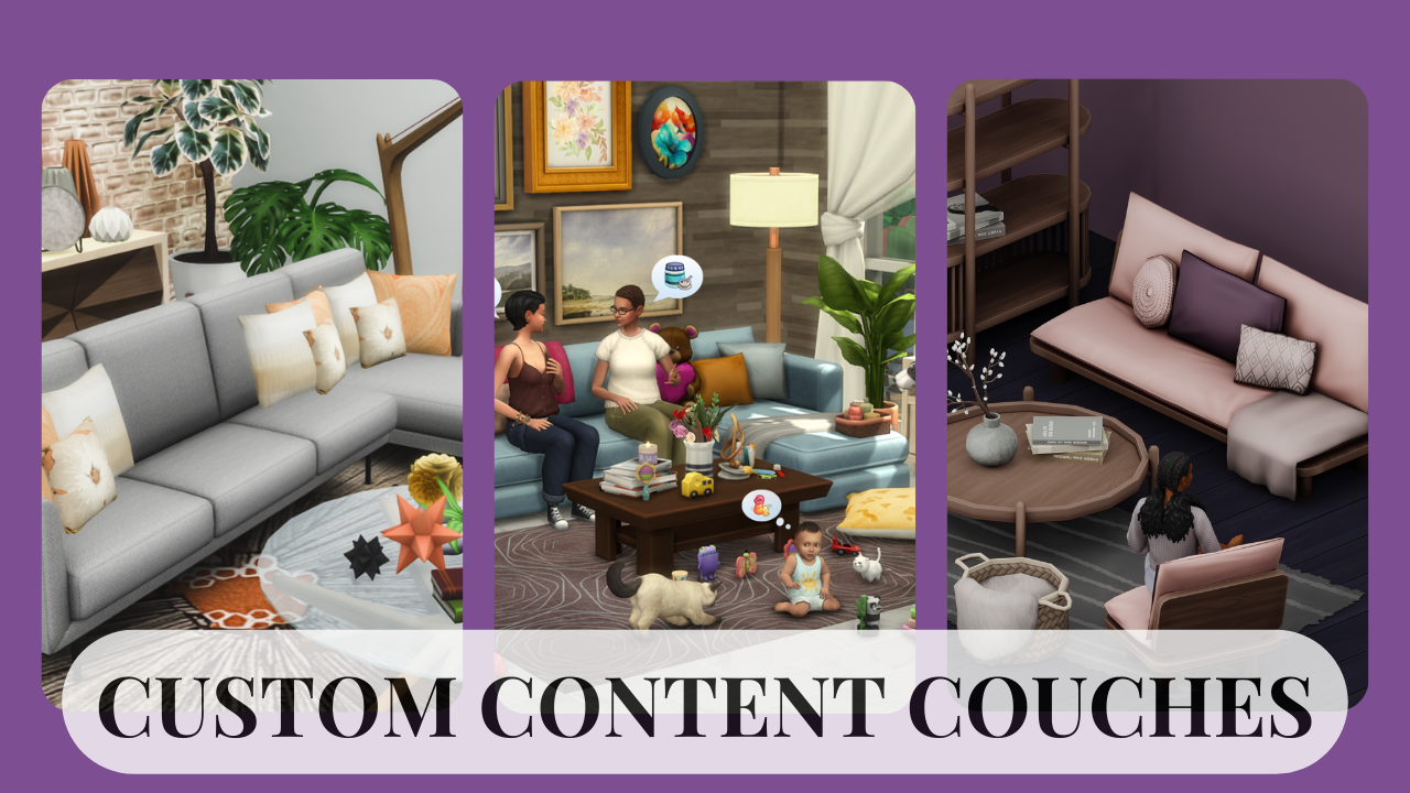 The Cutest Sims 4 CC Couches You Should Download in 2025 - Ultimate ...