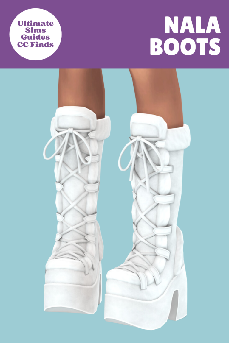 My Favourite Sims 4 CC Boots That You Need to Check Out - Ultimate Sims ...