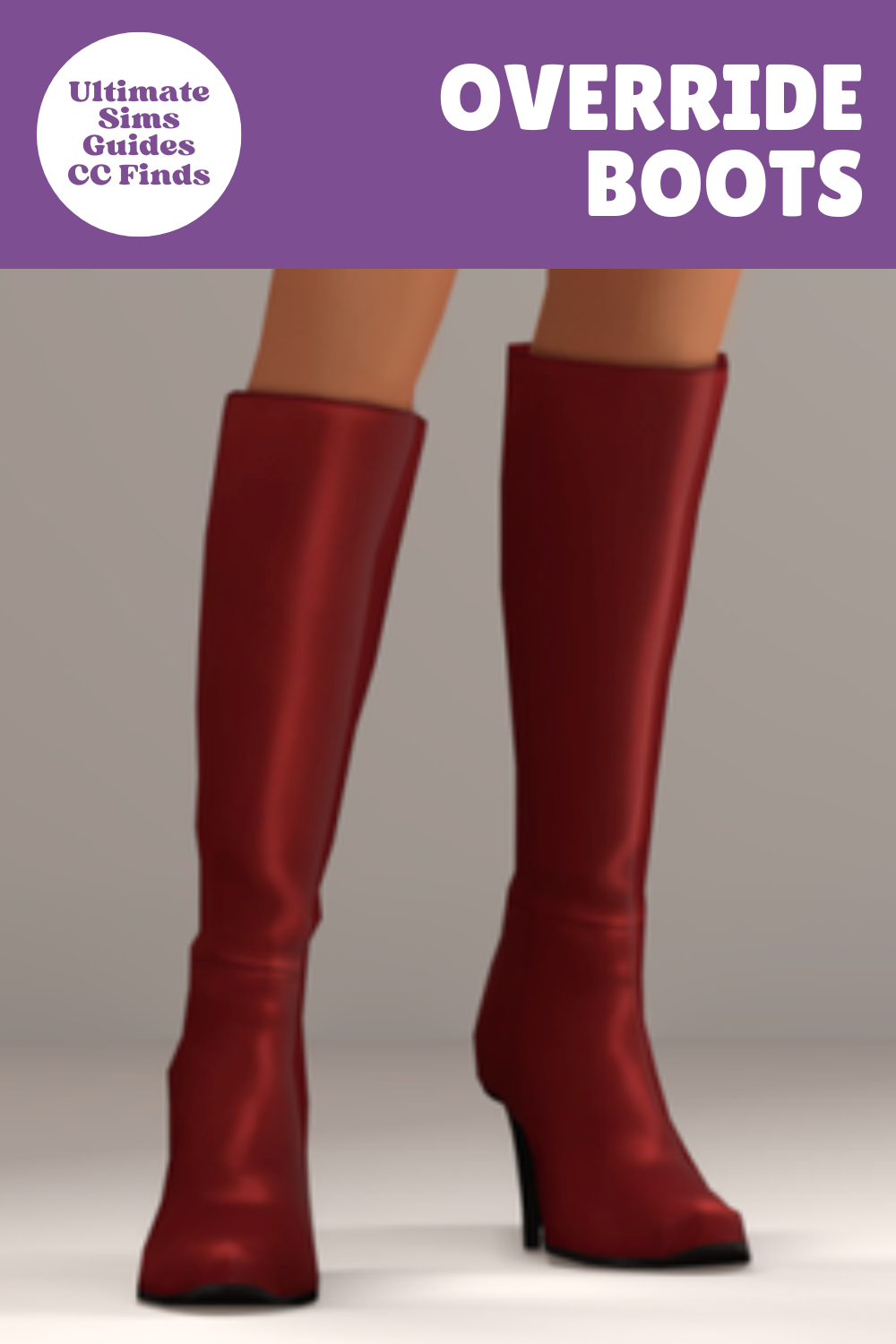 My Favourite Sims 4 CC Boots That You Need to Check Out - Ultimate Sims ...