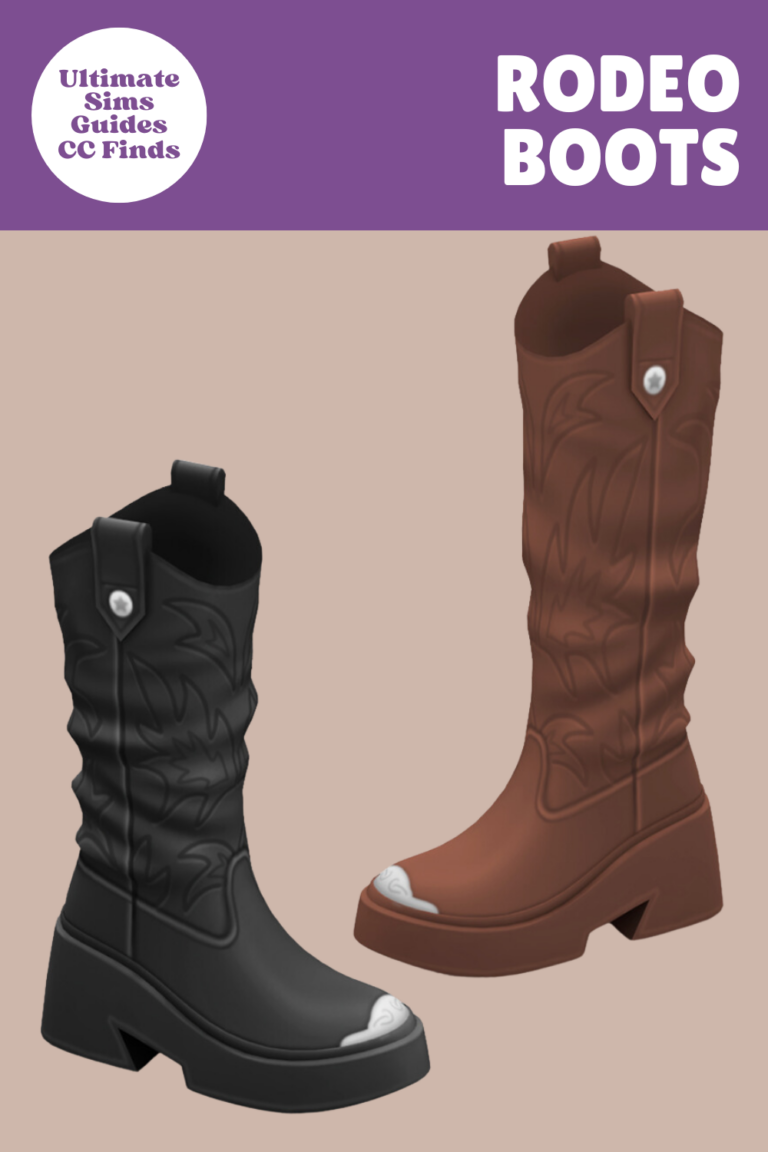 My Favourite Sims 4 CC Boots That You Need to Check Out - Ultimate Sims ...
