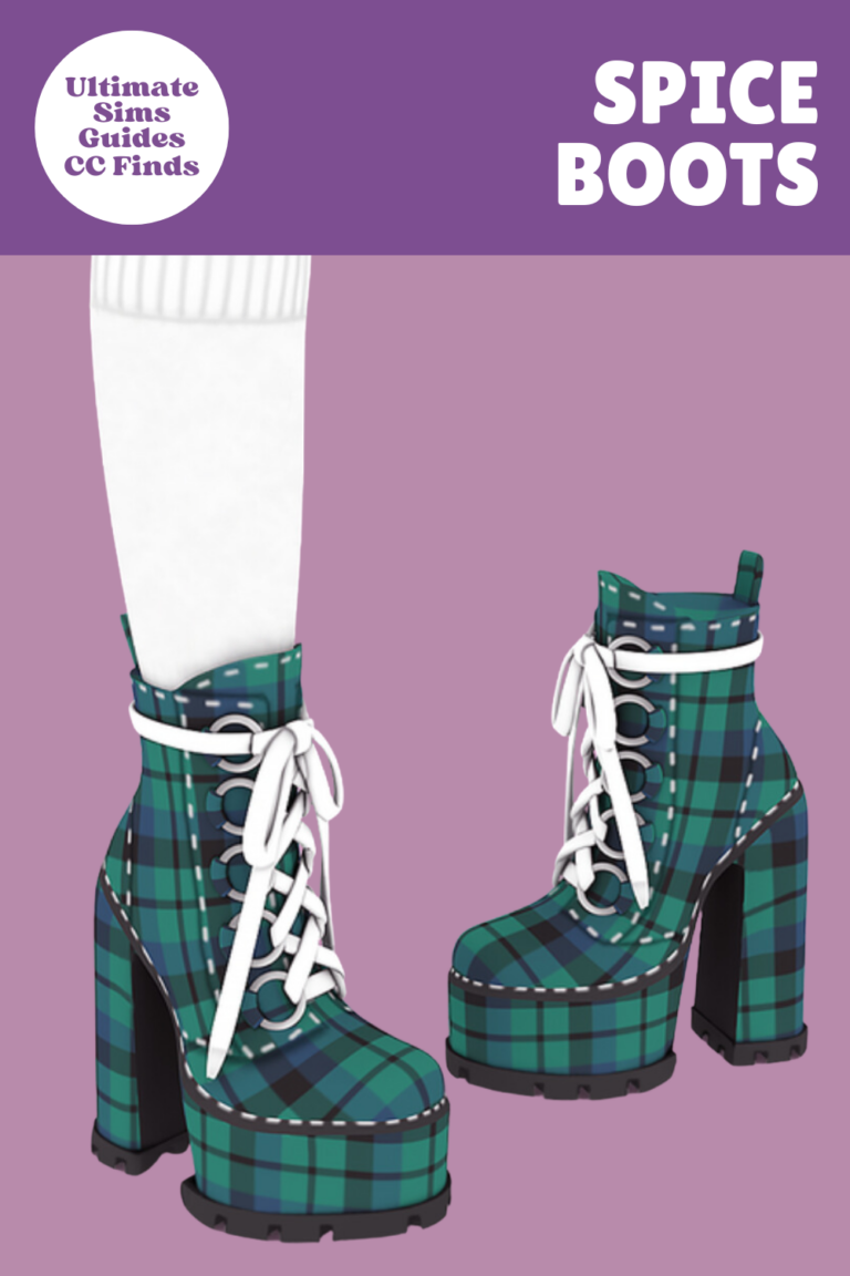 My Favourite Sims 4 CC Boots That You Need to Check Out - Ultimate Sims Guides