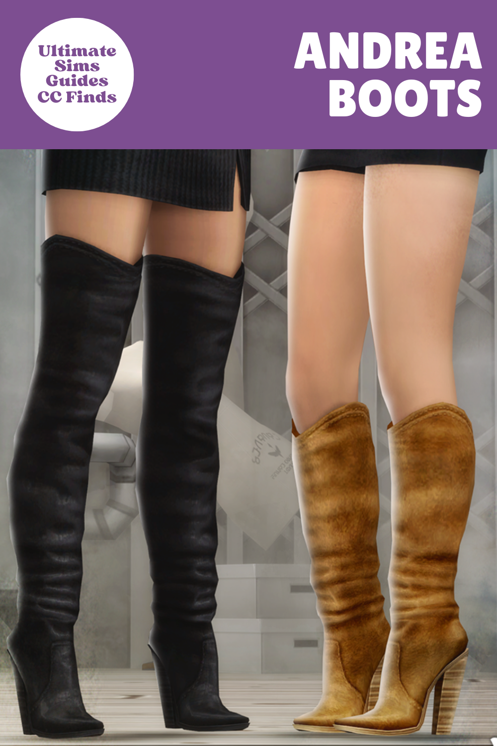 My Favourite Sims 4 CC Boots That You Need to Check Out - Ultimate Sims ...