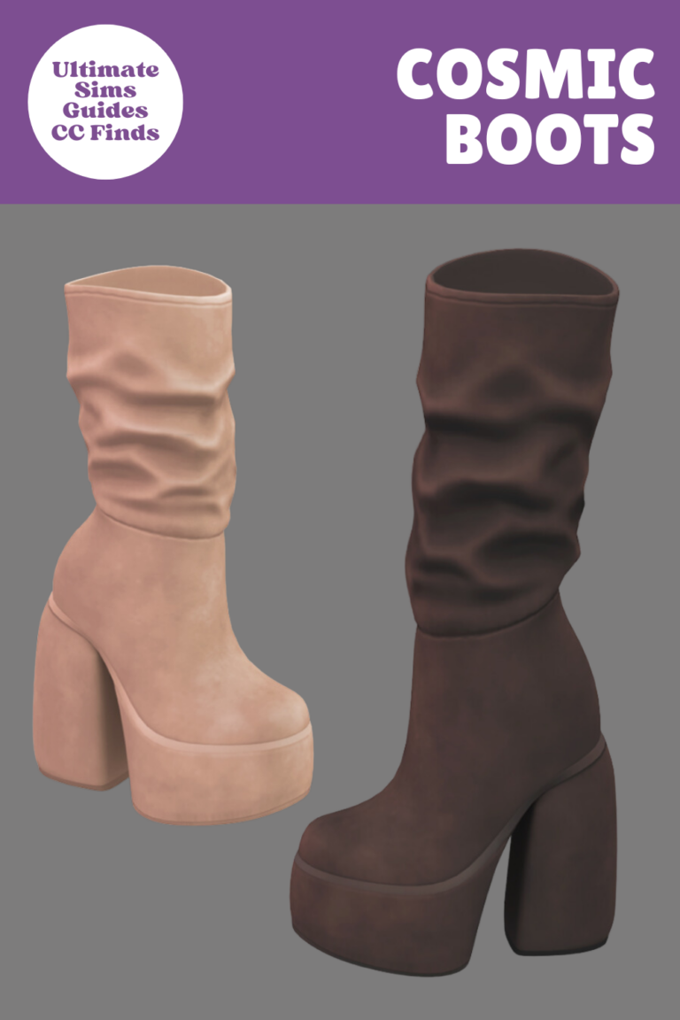 My Favourite Sims 4 CC Boots That You Need to Check Out - Ultimate Sims ...