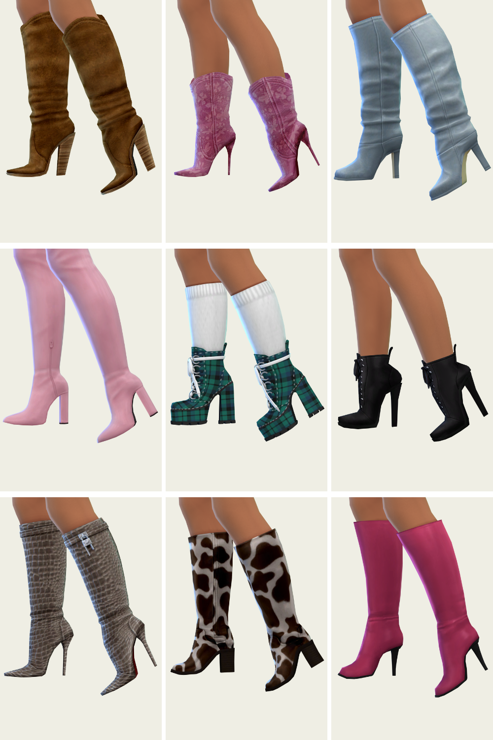 My Favourite Sims 4 CC Boots That You Need to Check Out - Ultimate Sims ...