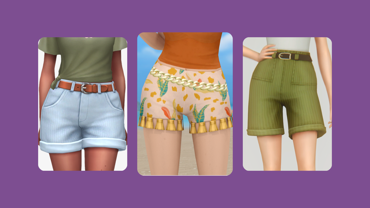 The Cutest Sims 4 CC Shorts For Your Mods Folder - Ultimate Sims Guides