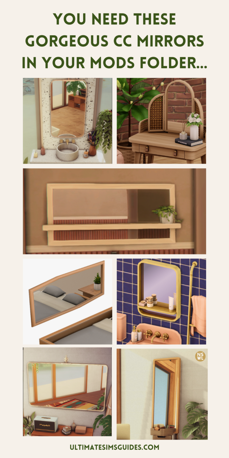 These Are The Best Sims 4 CC Mirrors You Need – Ultimate Sims Guides