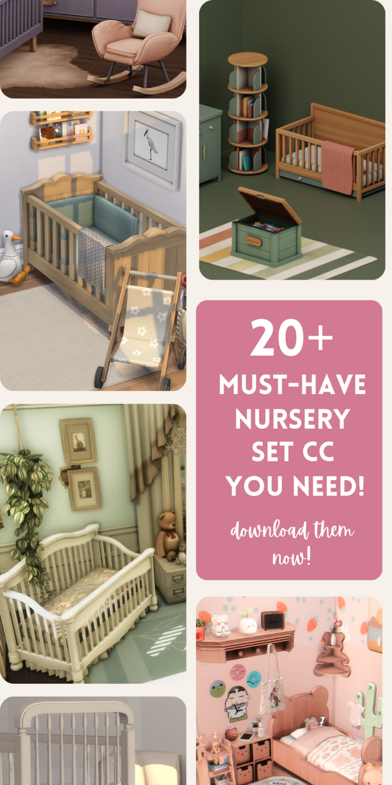 The Cutest Sims 4 Nursery CC For Toddlers & Infants – Ultimate Sims Guides