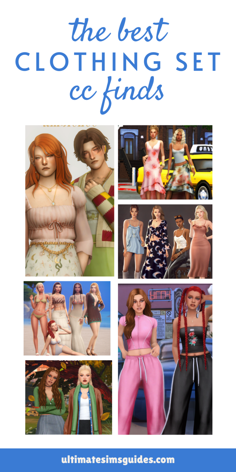 You Need to Check Out These Sims 4 CC Clothing Sets – Ultimate Sims Guides