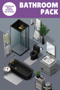 You Need These Pieces of Sims 4 Bathroom CC In Your Game - Ultimate ...