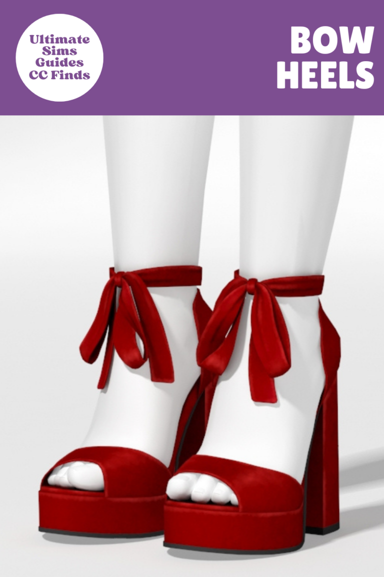 The Cutest Sims 4 CC Heels You Should Download - Ultimate Sims Guides
