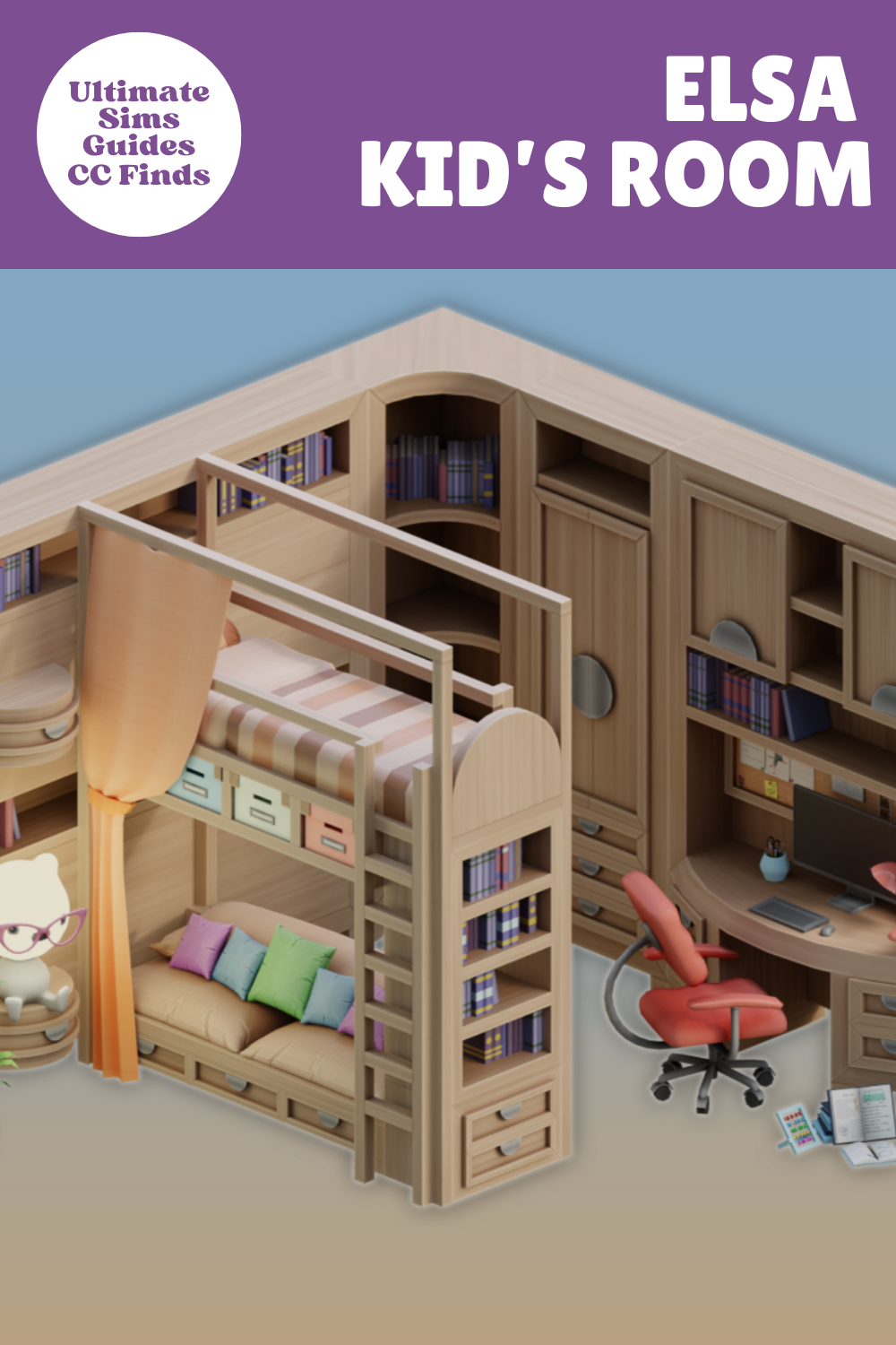 My Favourite Sims 4 Kid's Bedroom CC That You'll Love - Ultimate Sims Guides