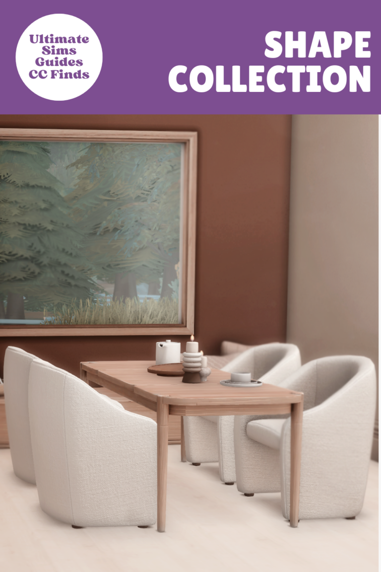 The Cutest Sims 4 CC Dining Room Furniture You'll Love - Ultimate Sims ...