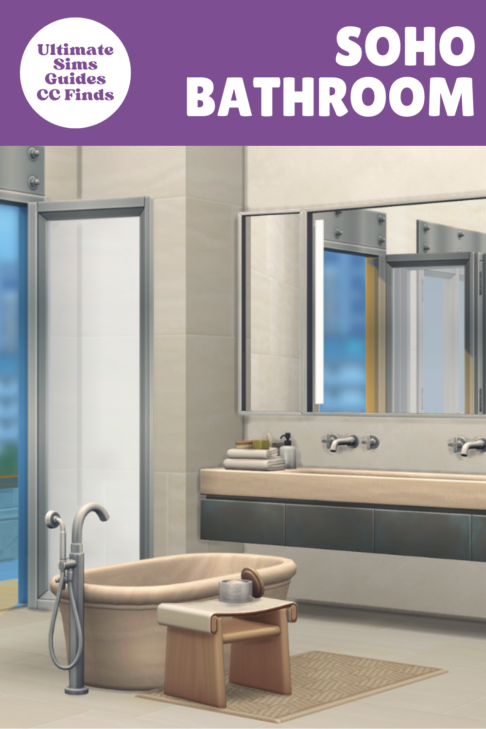 Soho Bathroom Sims 4
