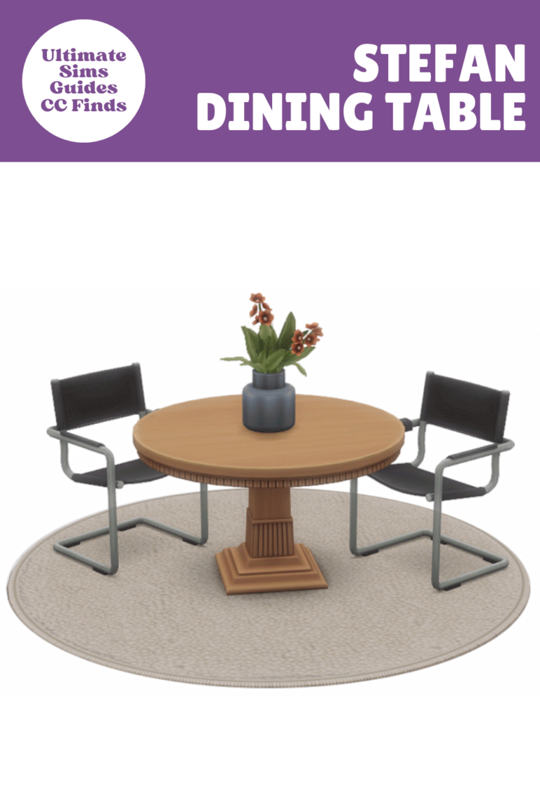 The Cutest Sims 4 CC Dining Room Furniture You'll Love - Ultimate Sims ...