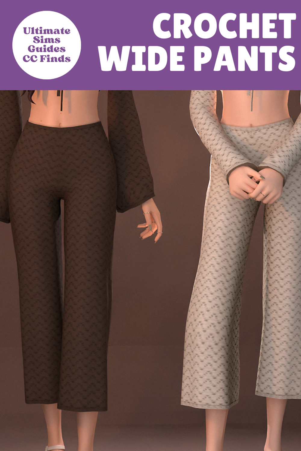 The Best Knit & Crochet Sims 4 CC Finds - Ultimate Sims Guides